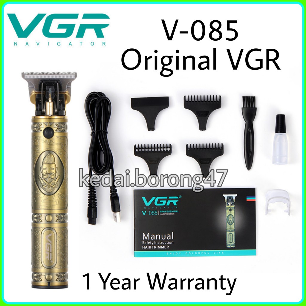 Original VGR V-085 Zero Adjustable Professional Rechargeable Hair ...