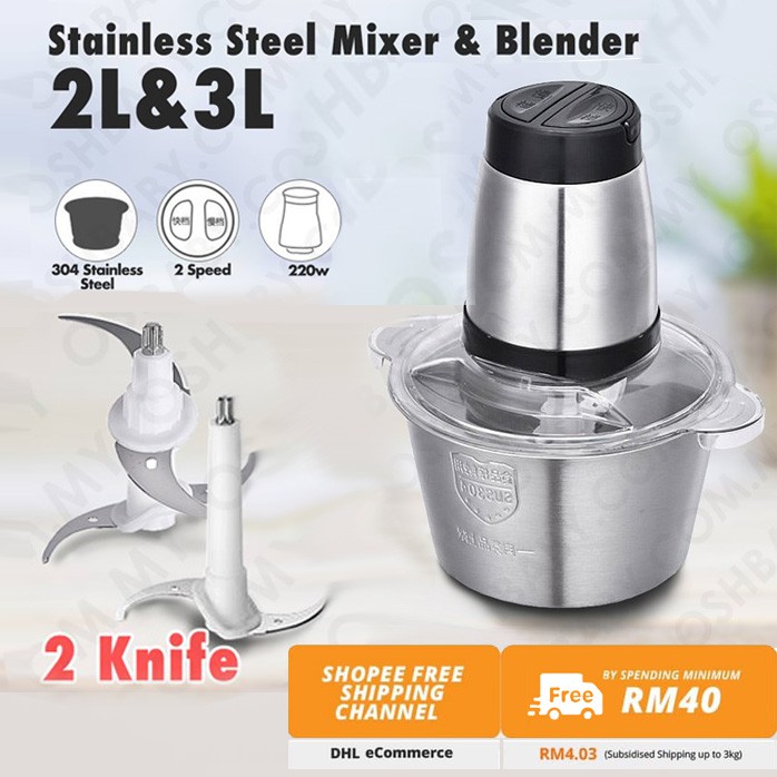 Pengisar Stainless Steel | Stainless Steel Mixer | Shopee Malaysia