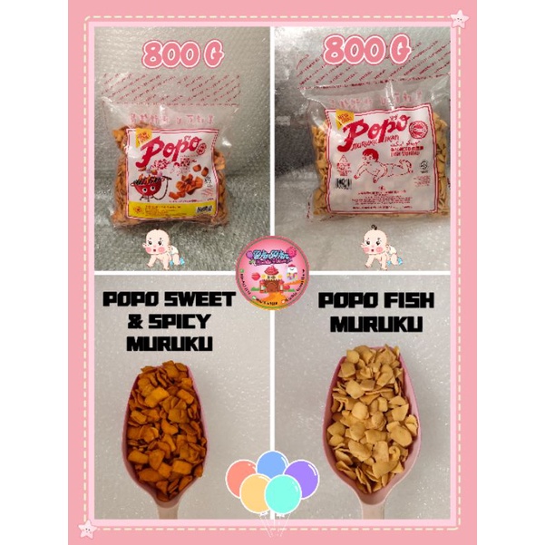 POPO SWEET & SPICY / FISH MURUKU | Shopee Malaysia
