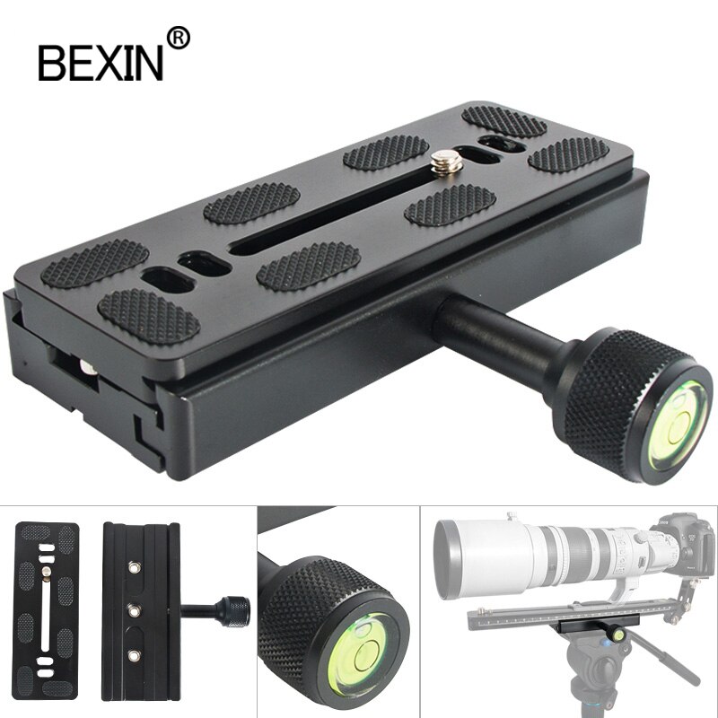 BEXIN QR120 camera clamp long plate mount clamp tripod plate adapter ...