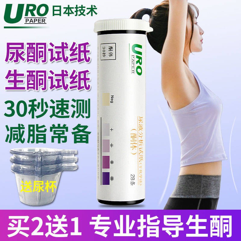 Ujian Urin Ketone Test Ketone Detection Badan Strip-Fat Pembakaran ...