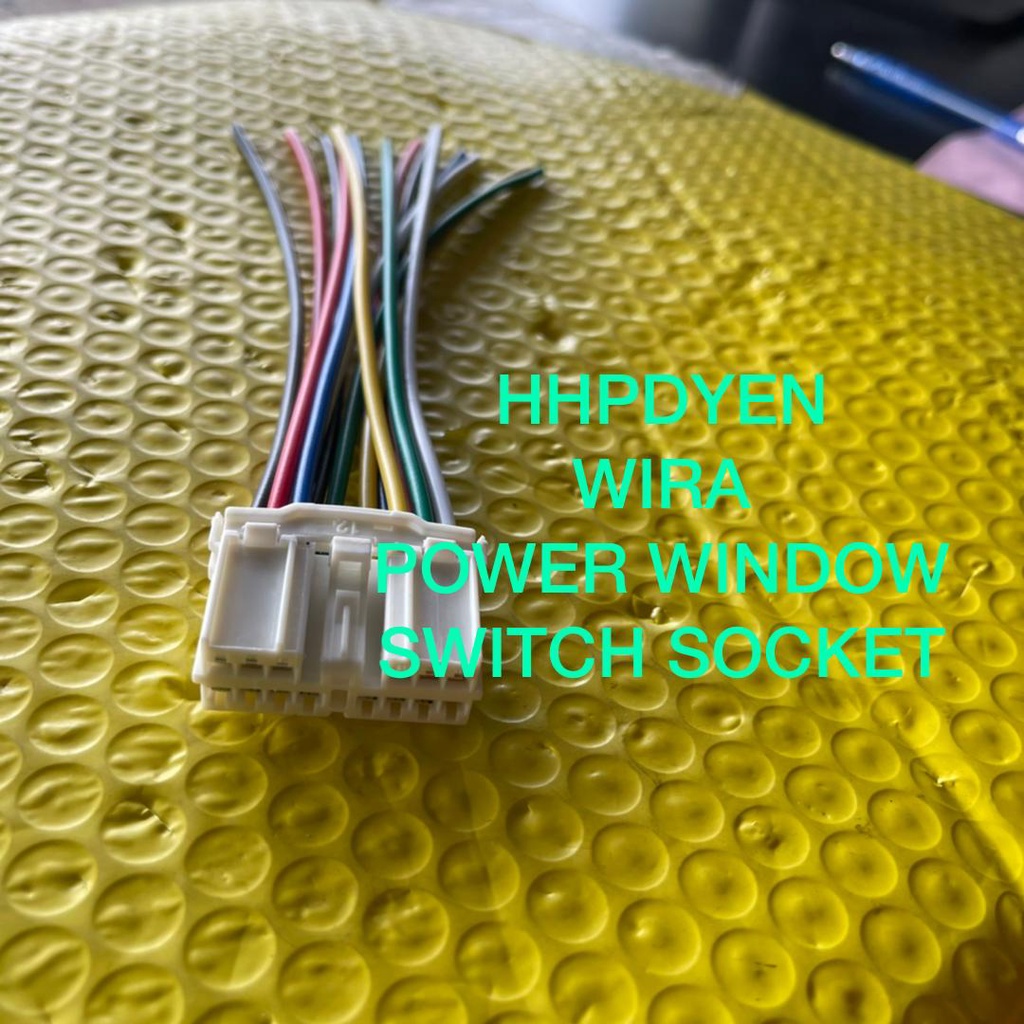 PROTON WIRA POWER WINDOW MAIN SWITCH SOCKET (1PCS) READY STOCK ...