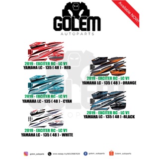 Yamaha Lcv1 Exciter RC Sticker body Stripe | Shopee Malaysia
