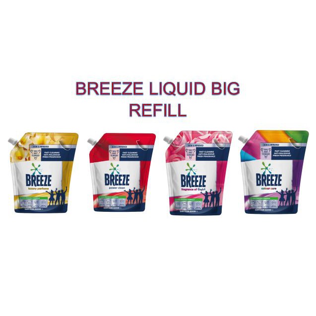 Breeze Detergent Liquid Big Refill 3.4KG/3.2KG | Shopee Malaysia