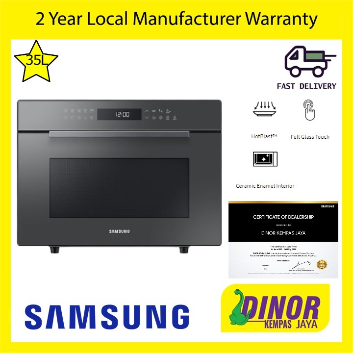 Samsung 35L Convection Microwave Oven With HOT BLAST MC35R8088LC/SM ...