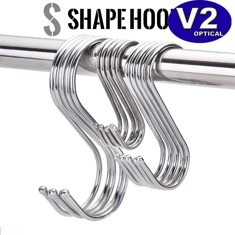 (1 PC) Powerful "S" Shape Stainless Steel Metal Hook Multipurpose ...