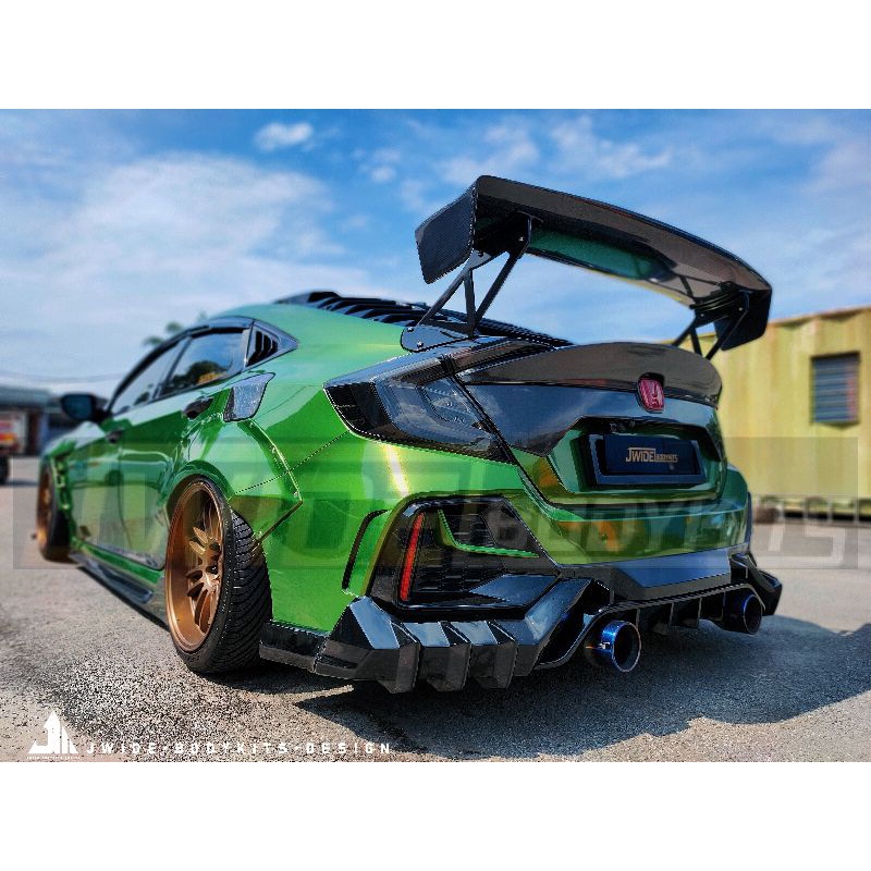 Honda FC Type R bodykit Mugen rear lips | Shopee Malaysia