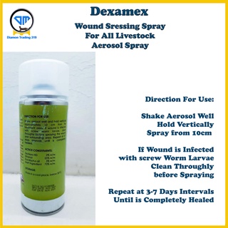 Dexamex (Aerosol) Wound Sressing Spray VS Zoosamex For All Livestock ...