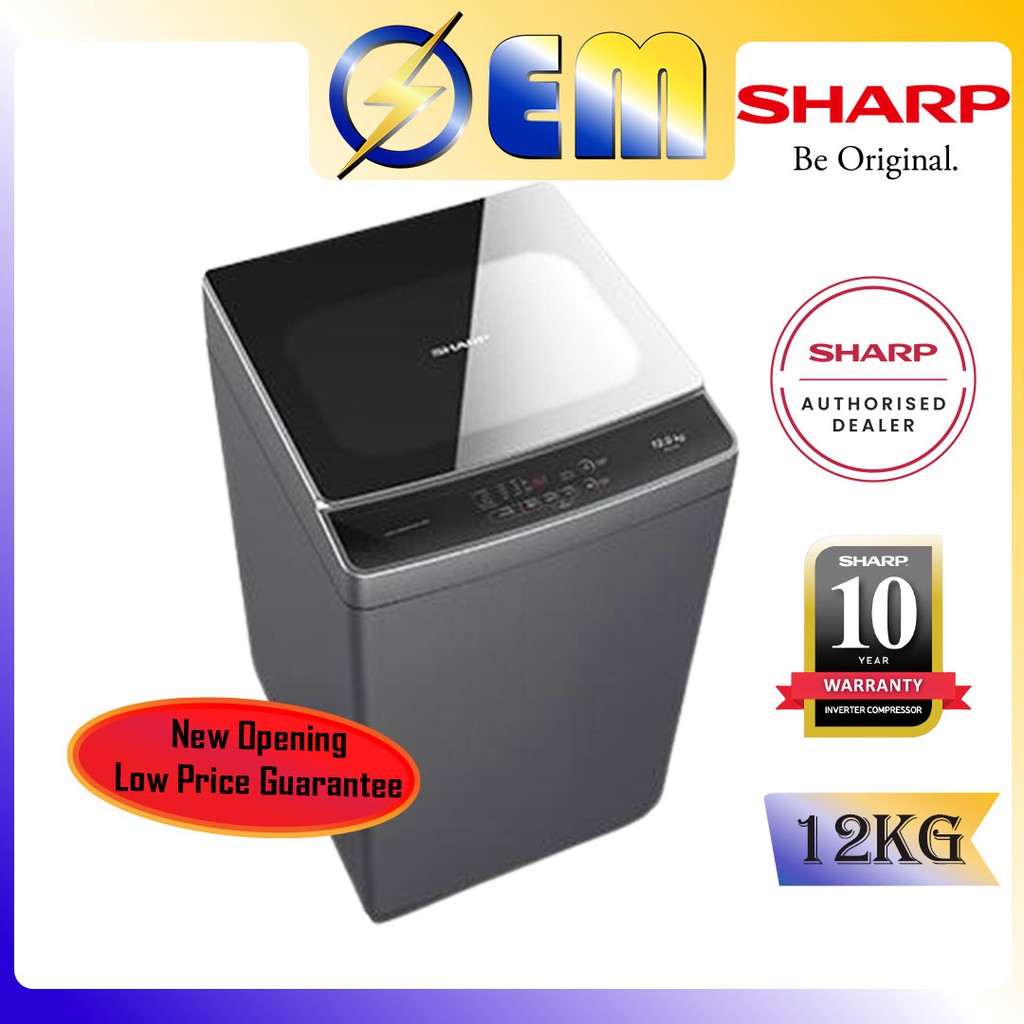 7KG/8KG/9KG/10KG/12KG/15KG | SHARP Fully Auto Washing Machine Mesin ...