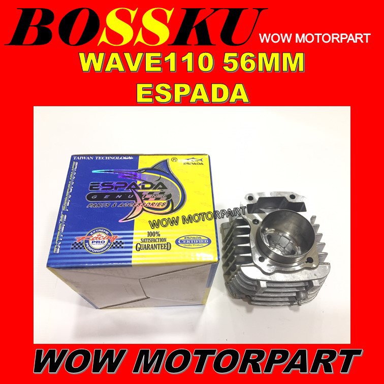 WAVE 110 RACING BLOCK 56MM ESPADA DASH 110 RACING BLOCK 56MM W110 BLOK ...