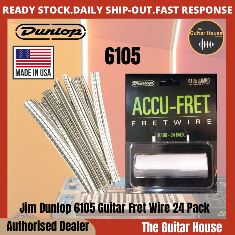 Jim Dunlop 6105 Guitar Fret Wire 24 Pack | Shopee Malaysia