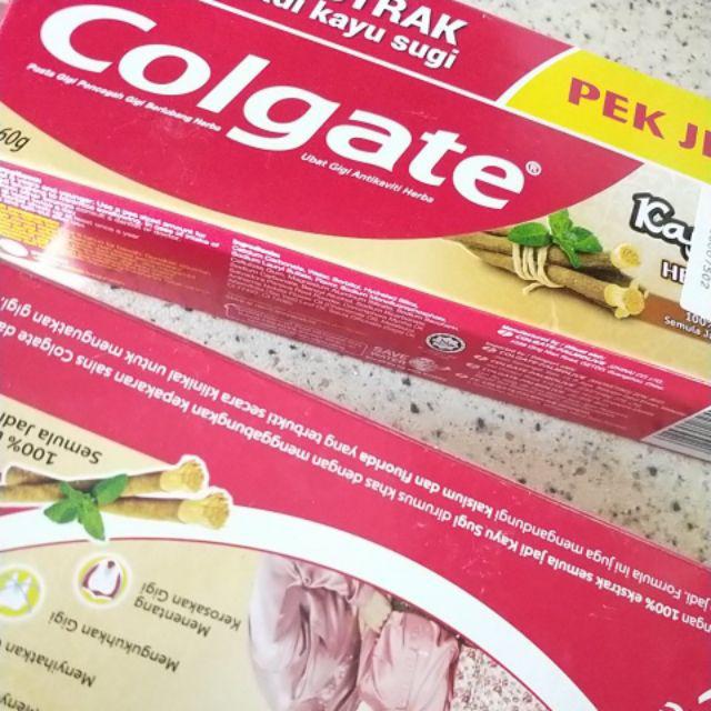 Colgate Kayu Sugi Original Toothpaste Valuepack 160g x 2 | Shopee Malaysia