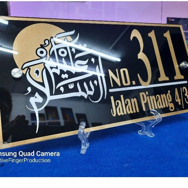 Papan Tanda Rumah akrilik | Shopee Malaysia