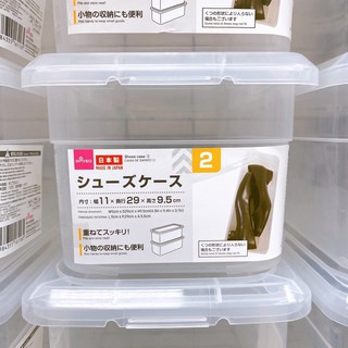 Daiso Shoes Box Storage Box Transparent Restock | Shopee Malaysia