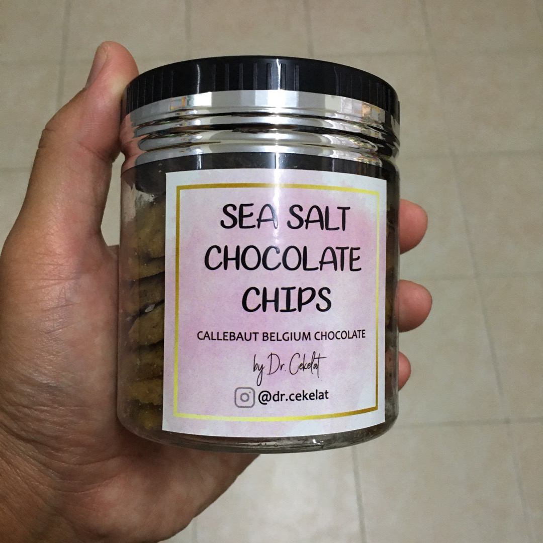 Sea Salt Chocolate Chips Cookies! Crunchy / Callebaut / Belgium ...