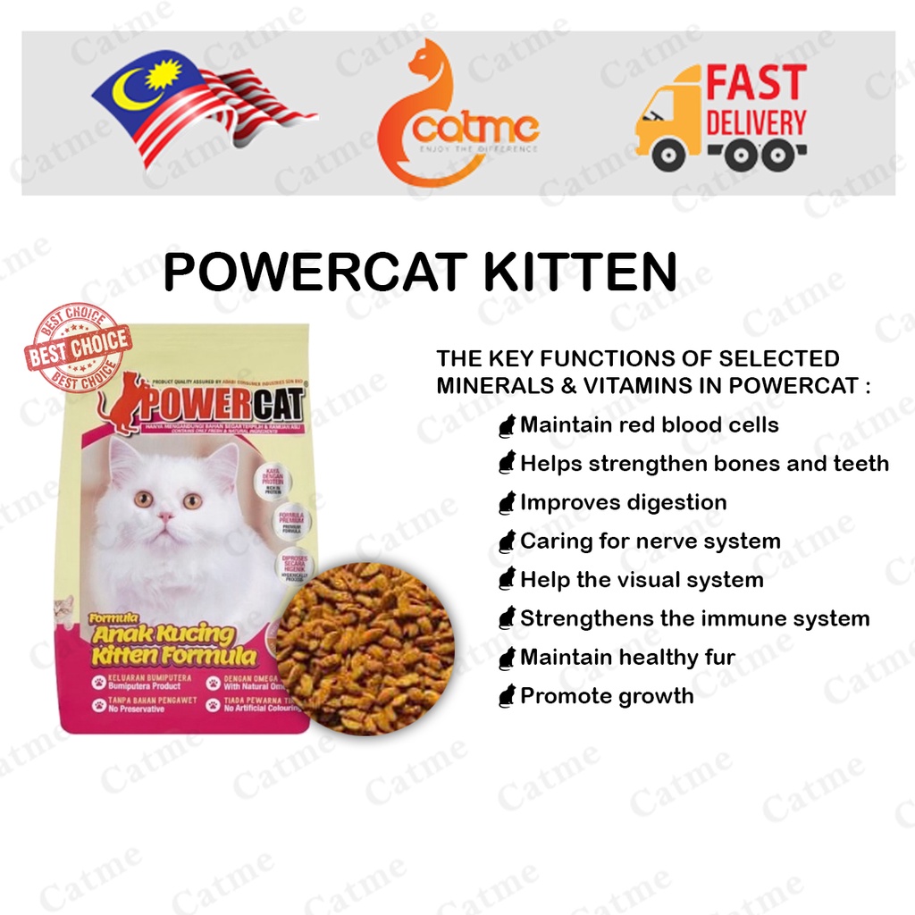 Powercat Kitten ( Dry Food ) | Shopee Malaysia
