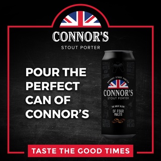 Connor's Stout Porter Can Premium Stout Beer 5.0% Alcohol (320ml x 4 ...