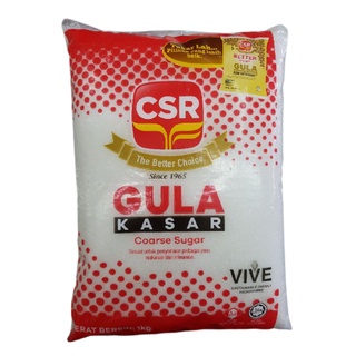 CSR Coarse Sugar White Sugar - 1KG | CSR Gula Pasir Kasar Gula Putih ...