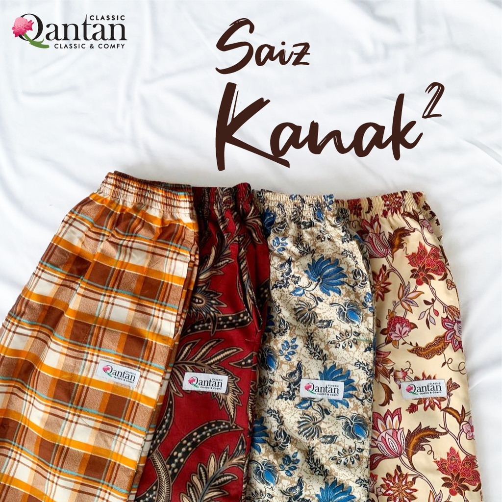 Ready Stock !! Seluar Batik Kanak Kanak | Free Size By Qantan Classic ...