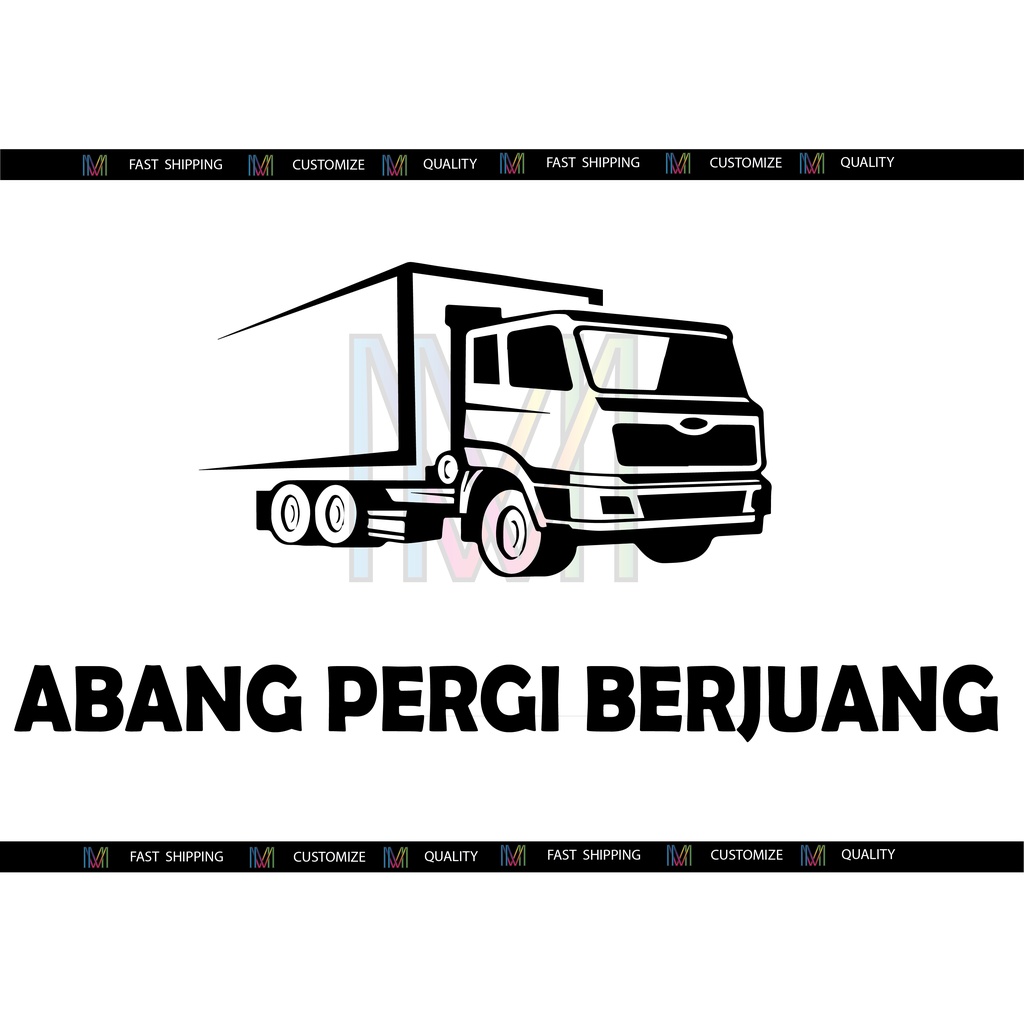 Sticker Abang Pergi Berjuang | Shopee Malaysia