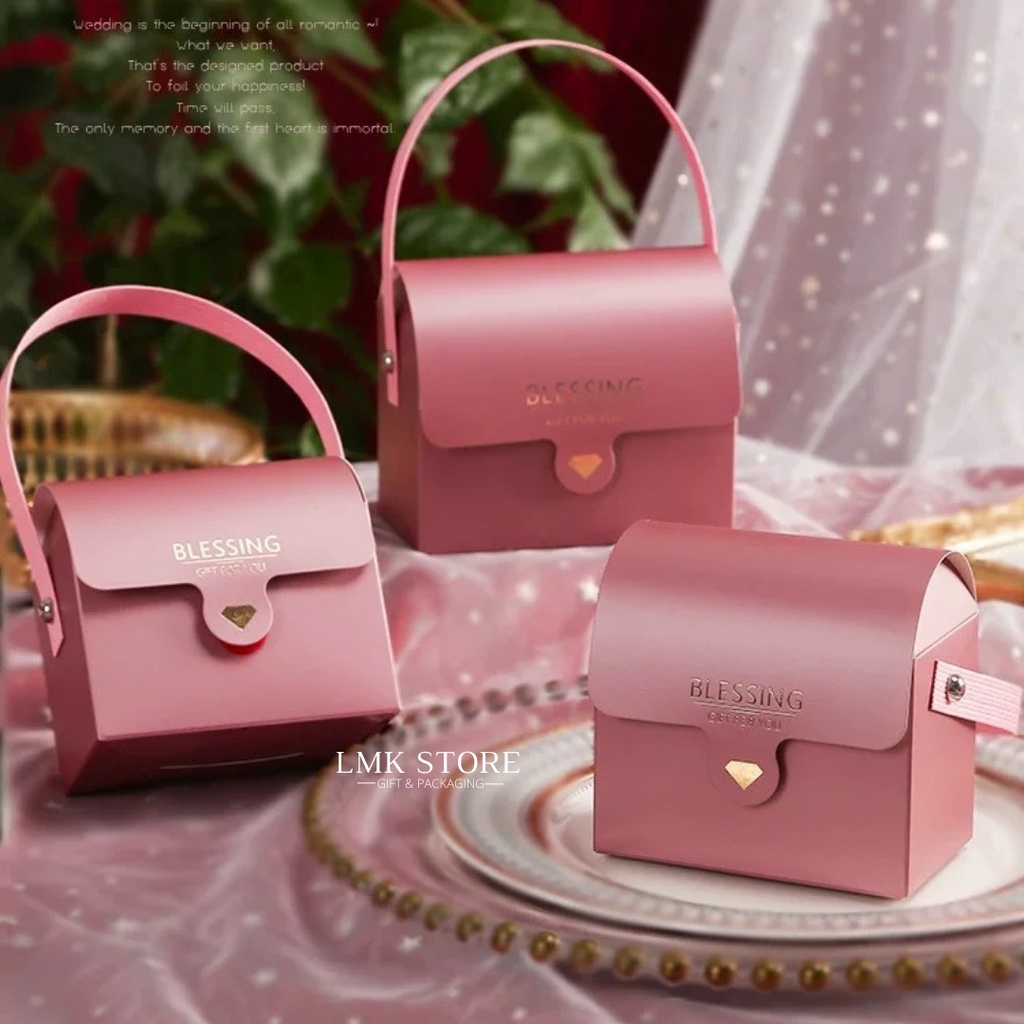 LMK Creative Portable Wedding Doorgift Box Birthday Doorgift Chocolate ...