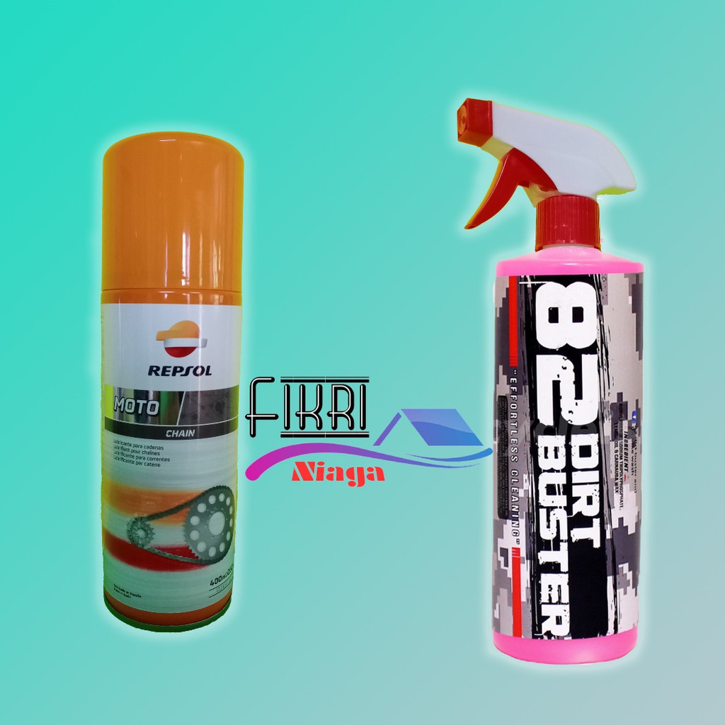 82 Dirt Buster + Repsol Chain Lube | Shopee Malaysia