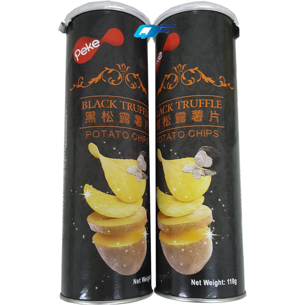 Peke STACK Potato Chips Black Truffle (110g) | Shopee Malaysia