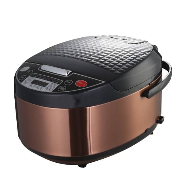 Smart Digital Rice Cooker 5.0L with Non-stick Pot and Steamer Fuzzy ...