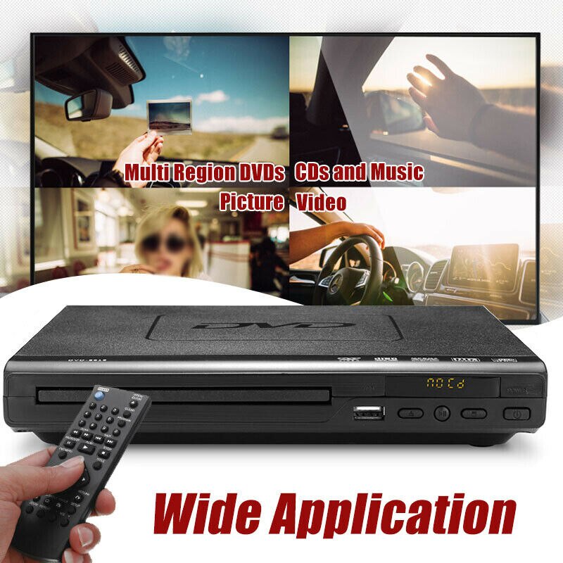 Multi Region Full HD 1080P Home DVD Player Multimedia Digital Disc ...