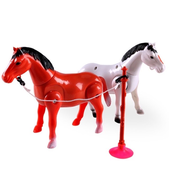 Running Horse Kids Toy Plastic Farm Animal Small Figure Toy Running ...