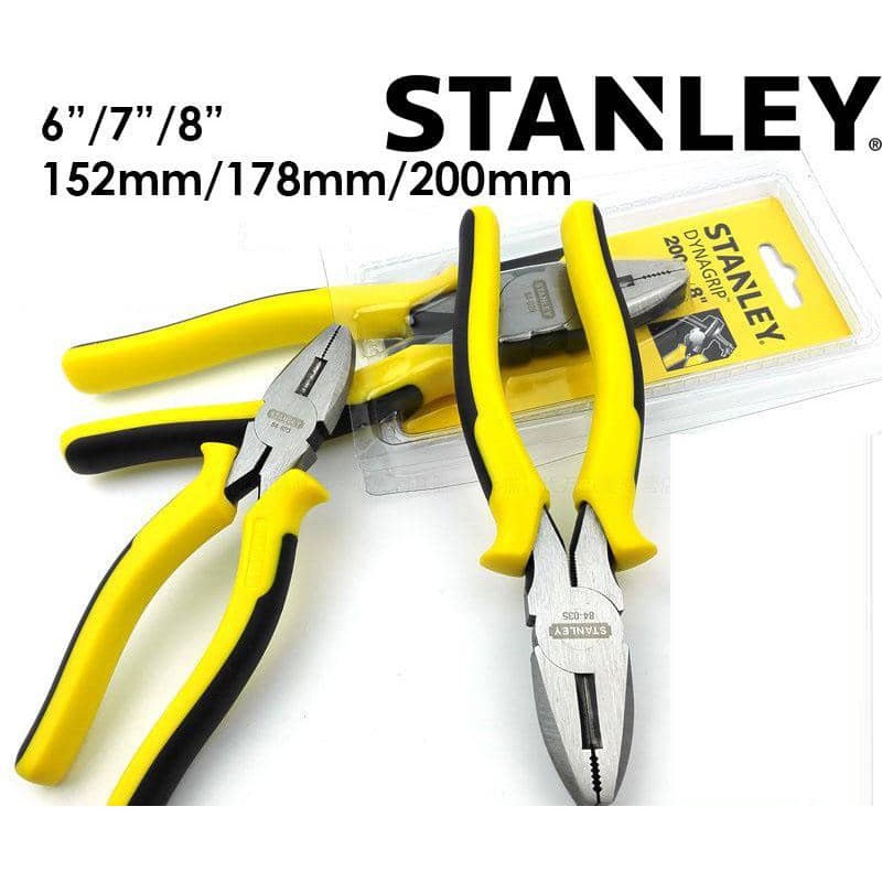 STANLEY DYNAGRIP Linesman Combination plier ( 152mm/6'' , 178mm/7 ...