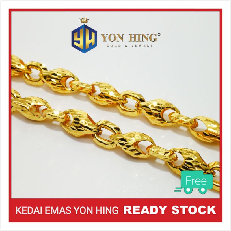 Rantai Tangan Siput Sauh Kosong Emas 916 Yon Hing | Shopee Malaysia