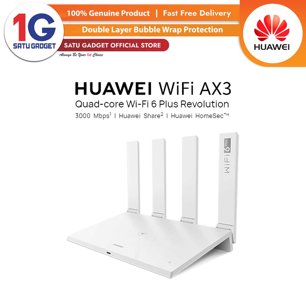 Huawei Wifi AX3 Quad-Core Wi-Fi 6 Plus Revolution Large Bandwidth 160 ...