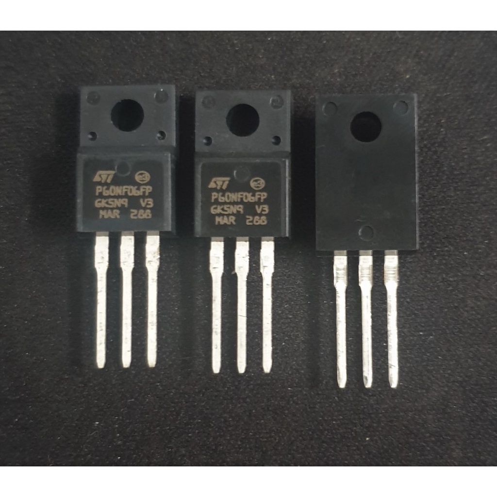 P60nf06fp 60NF06 N-Channel Pwr MOSFET 60V 30A 0.0014Ohm Transistor ...