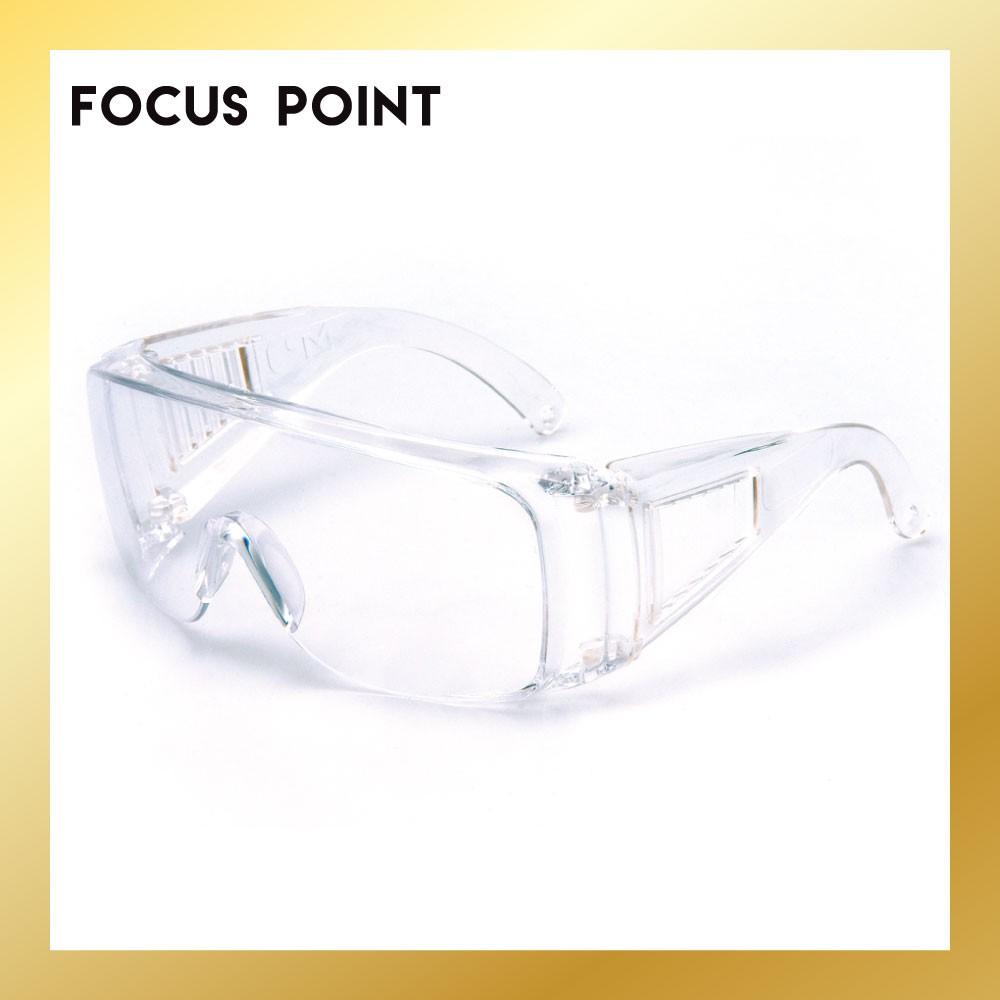 Focus Point Transparent Safety Goggles | Shopee Malaysia