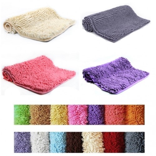 Fiber Carpet Mat 40cm*60cm carpet lantai mudah dibersihkan fluffy murah ...