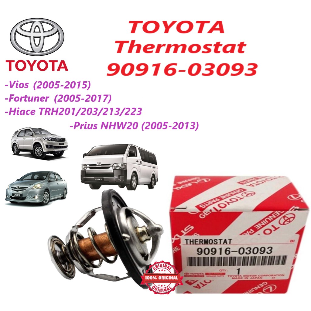 Toyota thermostat 90916-03093-toyota vios ncp42 ncp93 ncp150 /fortuner / prius /hiacetrh201 ...