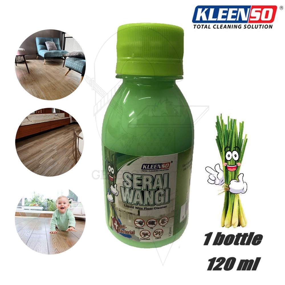 (GENERGY TOOLS) KLEENSO SERAI WANGI LIQUID WAX FLOOR CLEANER 120ML/1 ...
