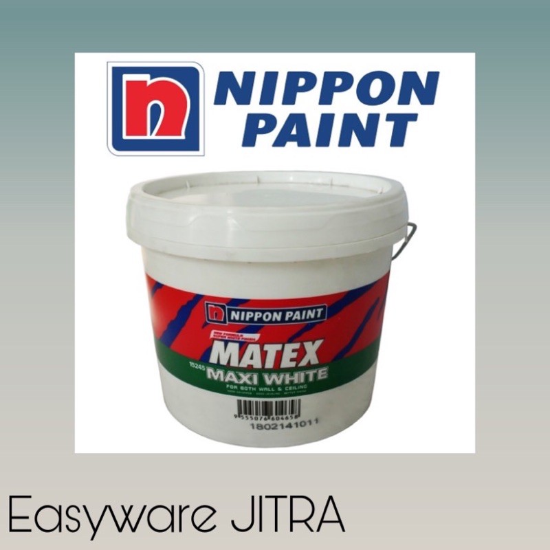 NIPPON PAINT SUPER MATEX Maxi White Emulsion Paint - 15245 (7L ...