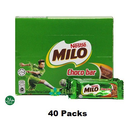 40 Packs Nestle Milo Choco Bar 6g Each (LOCAL READY STOCKS) | Shopee ...