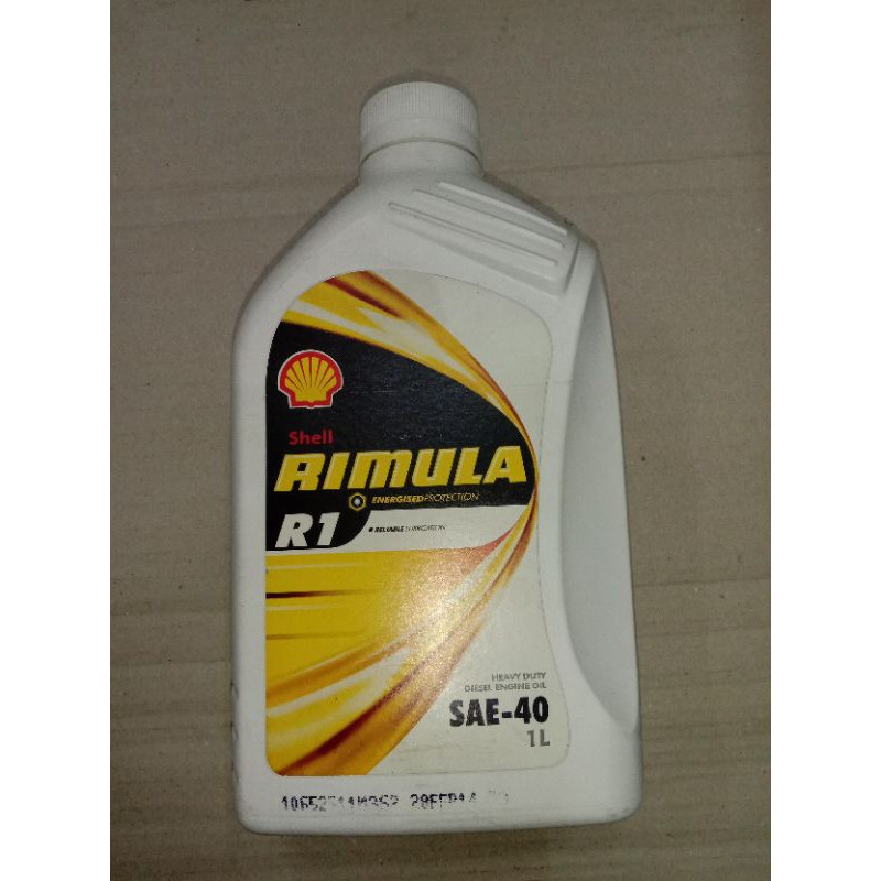 SHELL RIMULA R1 HEAVY DUTY DIESEL ENGINE OIL SAE-40-1L | Shopee Malaysia