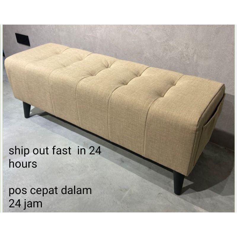 KL Readystock 1.2m Long bench stool sofa Guest waiting Chair with ...