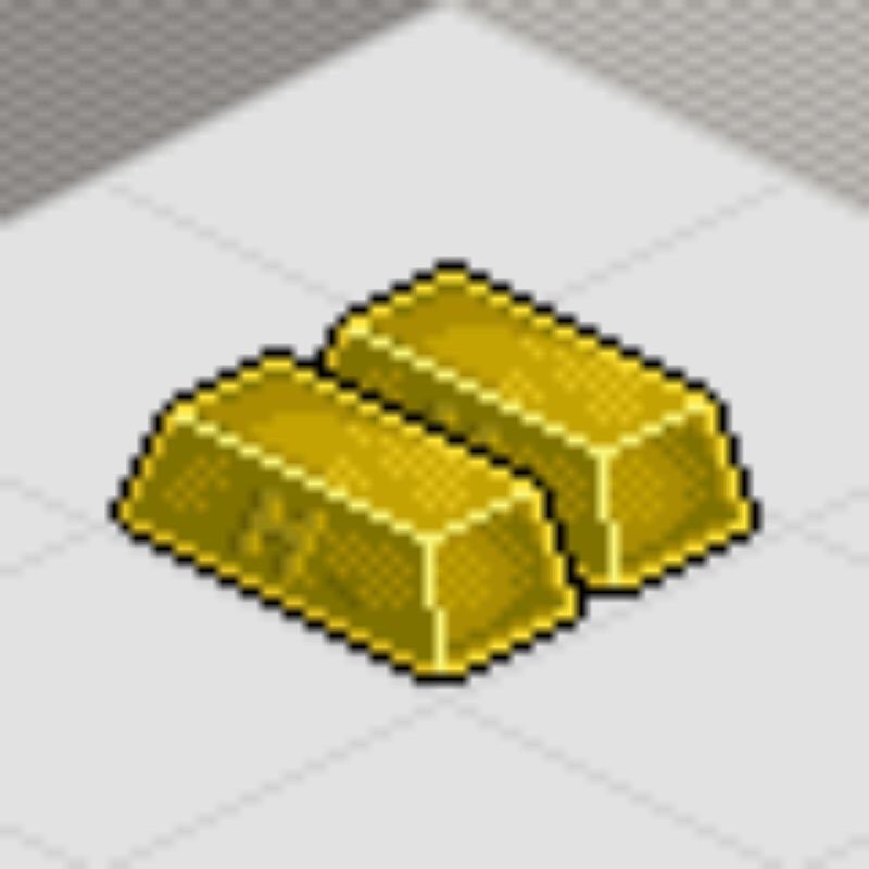 Habbo Hotel - Gold bar (50c), A sack (20c) & Gold coin (10c) | Shopee ...