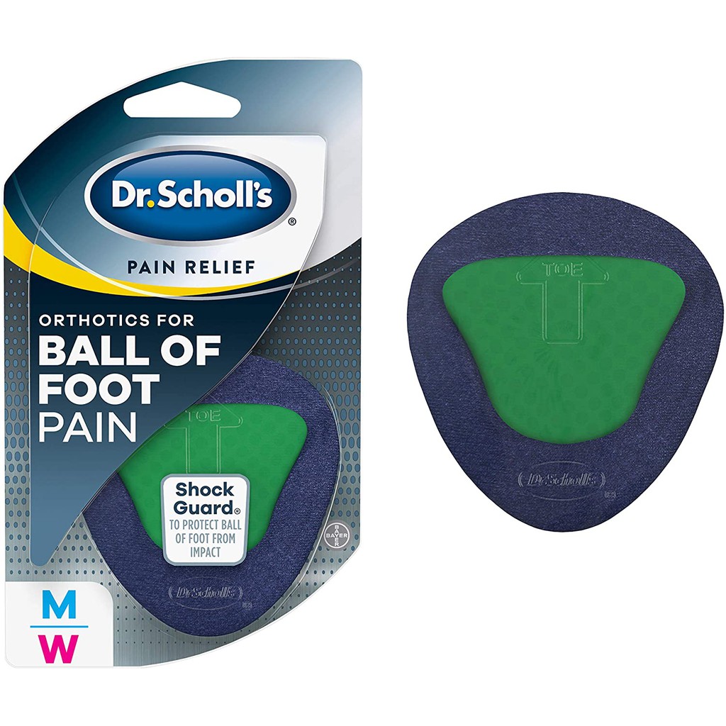 Dr. Scholl's BALL OF FOOT Pain Relief Orthotics Relief of Ball-of-Foot Pain Reducing Pressure on ...
