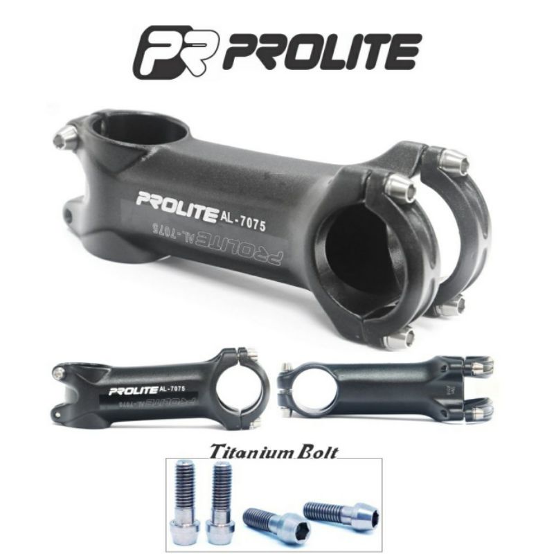 Prolite Road Bike Lightweight Alloy Stem with Titanium Screw | Shopee ...