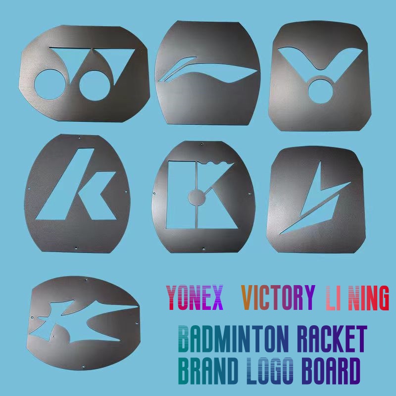 Badminton racket brand LOGO board Papan LOGO jenama raket badminton ...