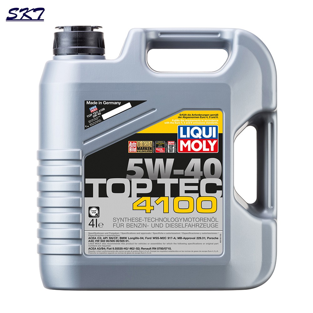 Liqui Moly Fully 5W40 Top Tec 4100 (4L) | Shopee Malaysia
