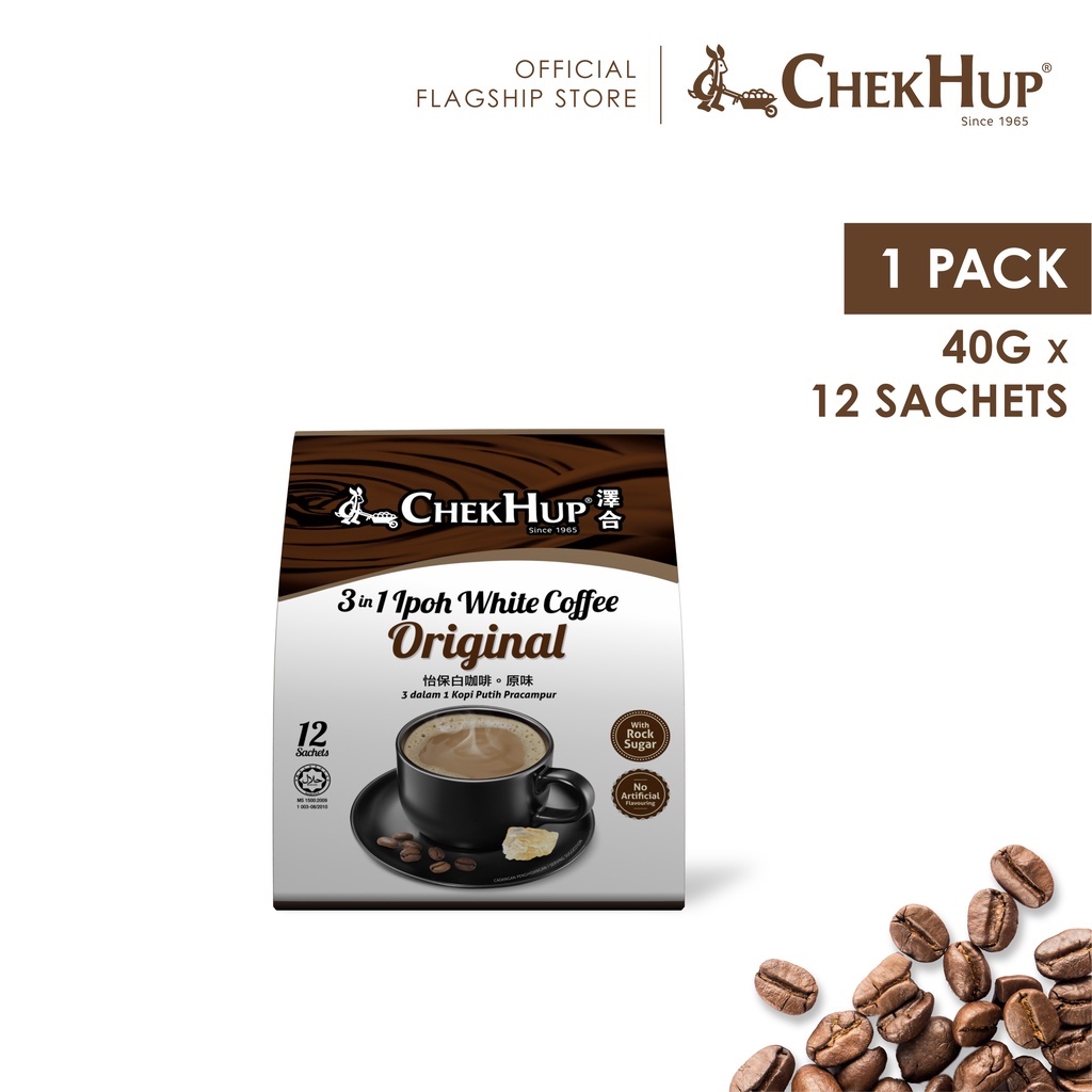 Chek Hup Ipoh White Coffee Original (40g x 12s) | Shopee Malaysia
