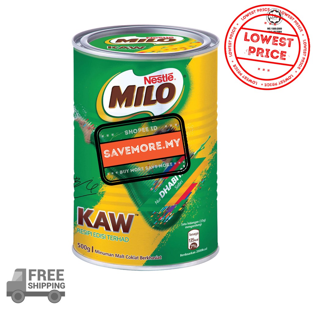 MILO KAW Limited Edition (Set of 12 tins) | Shopee Malaysia