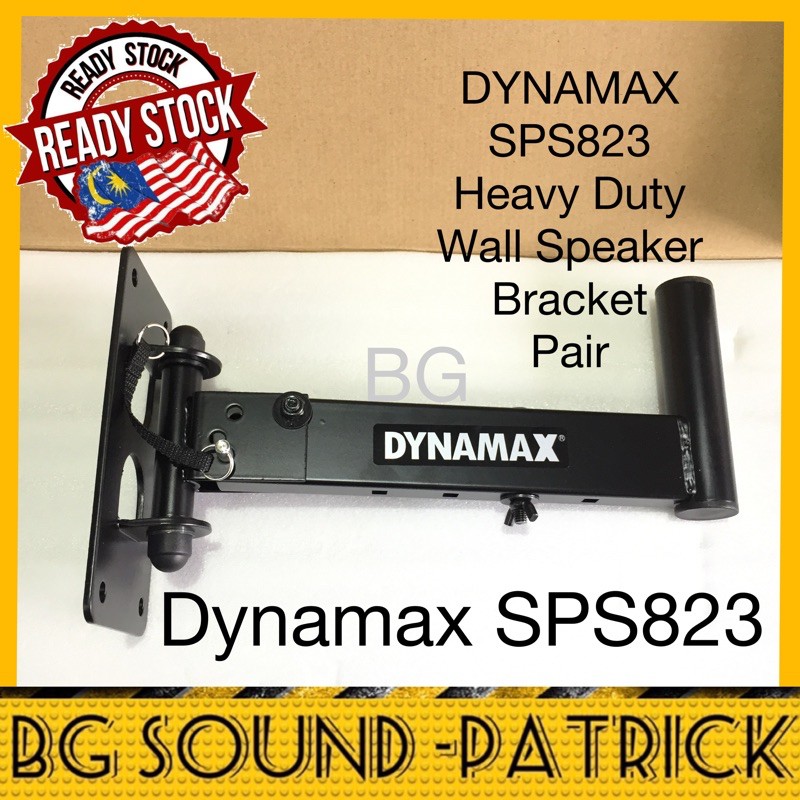 DYNAMAX SPS823 Wall Speaker Bracket PAIR WALLBRACKET BRACKET DINDING ...